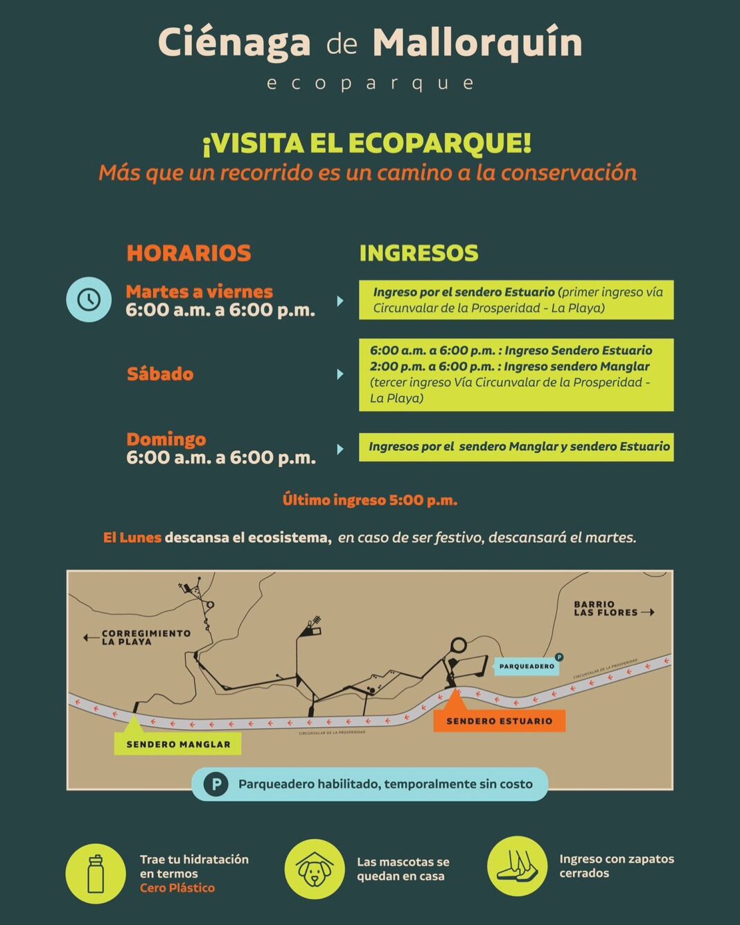 The Ciénaga de Mallorquín Ecopark opens this week - Barranquilla Guide